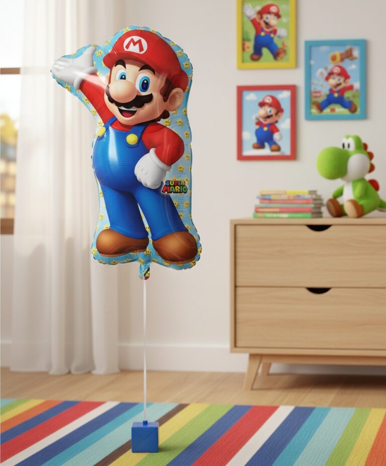 Stor Super Mario ballon - 83cm【1-2 dages fragt】